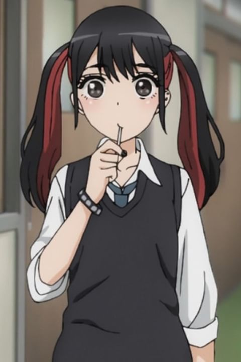 Top 10 Anime Characters with Red and Black hair (Multicolored Hair 2023 ...